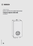 Compress Hybrid 3400i AW installation manual | Worcester Bosch